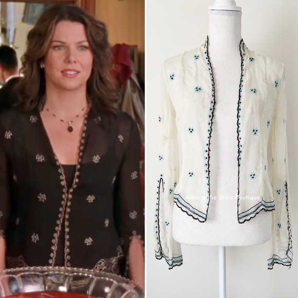 Sweaters | Flawed Gem Rare Vintage Sheer Cardigan Alt Color Aso Lorelai ...